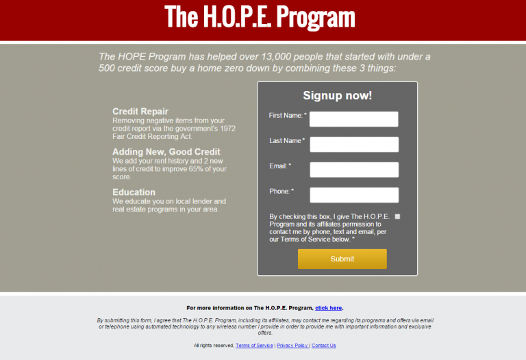 The HOPE Program Brings Hope to Real Estate